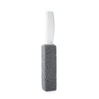 China Natural Pumice Stone Toilet Cleaning Brush with Long Handle 24 cm Durable Eco Friendly for sale