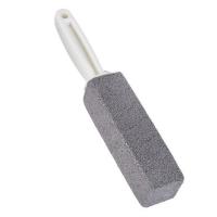 China Natural Pumice Stone Toilet Cleaning Brush with Long Handle 24 cm Durable Eco Friendly for sale
