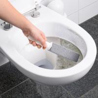 China Natural Pumice Stone Toilet Cleaning Brush with Long Handle 24 cm Durable Eco Friendly for sale