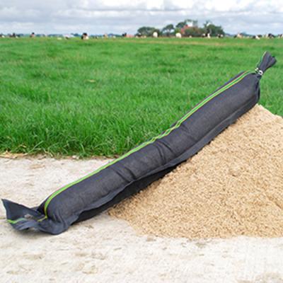 China nuevo bolsos tejidos de la arena del silo del HDPE monofilamento con la manija y las secuencias los 27x120cm en venta