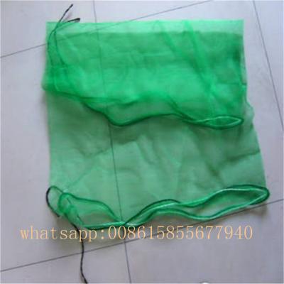 China PE monofilament date palm bag with strong black rop for sale