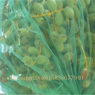 China PE monofilament date palm bag with strong black rop for sale