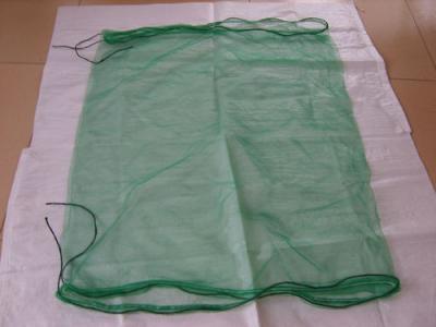 China Durable date palm tree net bag PE mesh date bag with drawstrings for sale