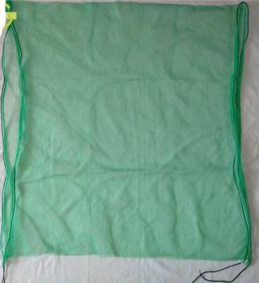 China Durable date palm tree net bag PE mesh date bag with drawstrings for sale