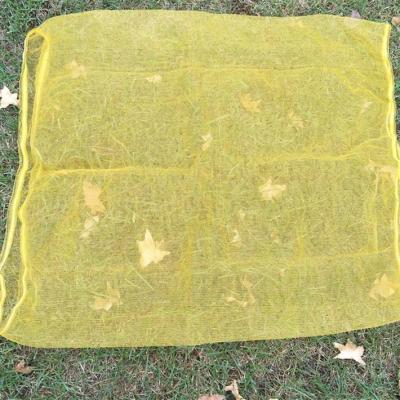 China Durable date palm tree net bag PE mesh date bag with drawstrings for sale