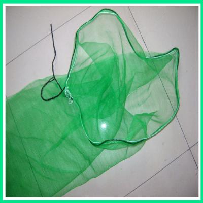 China Durable date palm tree net bag PE mesh date bag with drawstrings for sale