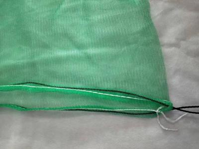 China 80x100cm green HDPE date tree date palm mesh net bag for sale
