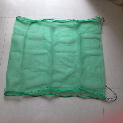 China 80x100cm green HDPE date tree date palm mesh net bag for sale