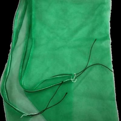 China 80x100cm green HDPE date tree date palm mesh net bag for sale