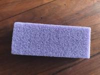 China Double Color Pumice Sponge Foot Callus Remover 8x4x1.2 cm Coarse Grit Pedicure Tool for sale