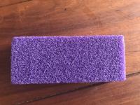China Double Color Pumice Sponge Foot Callus Remover 8x4x1.2 cm Coarse Grit Pedicure Tool for sale