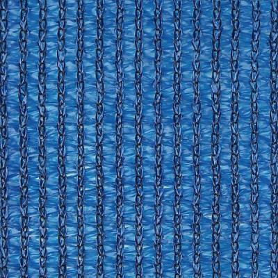 China Blue and White Striped Outdoor Shading Net with Iron Grommets for sale