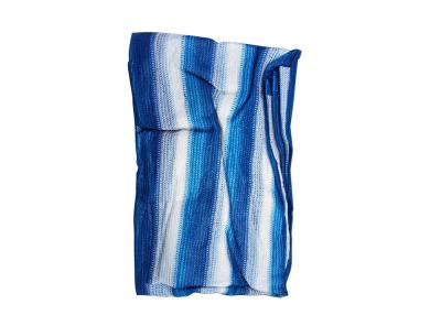 China Blue & White Stripe Shade Sails  Outdoor Shading Net is a UV stabilized High-density polyethylene (HDPE) for sale