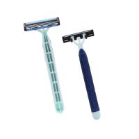 China Triple Blade Disposable Razor 6g Stainless Steel Blue Green for Shaving for sale