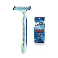 China Triple Blade Disposable Razor 6g Stainless Steel Blue Green for Shaving for sale