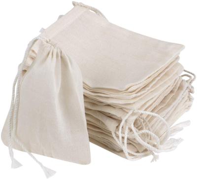 China Reusable Cotton String Grocery Bag 50x40cm Heavy Duty Eco Friendly for sale