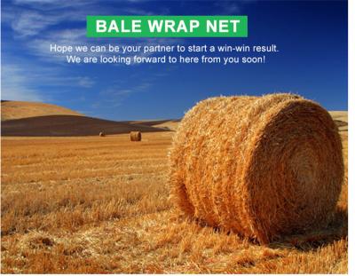 China abrigo neto de la bala blanca del ensilaje, netwrap de la bala de heno en venta