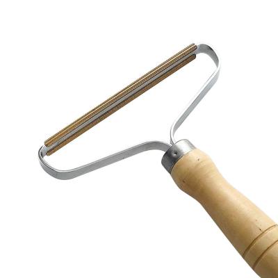 China High Quality Clothing Shaver Wool Wooden Metal Portable Lint Remover for sale