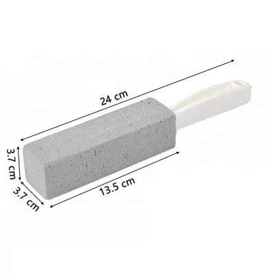 China retrete del Amazonas y limpiador vendedores calientes de la piedra pómez de la teja con la manija en venta