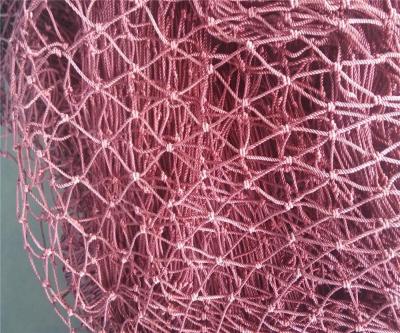 China Red de pesca de nylon anudada doble del multifilamento de la red de pesca 210d en venta en venta