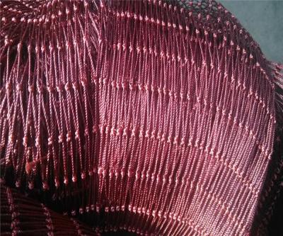 China nylon fishing net Monofilament multifilament Double knot ,selvage, nylon safety nets china red de pesca for sale