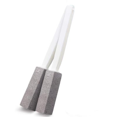 China Limpiador extralargo de la taza del inodoro de la piedra del cepillo de la piedra pómez de la manija para la limpieza del baño de la cocina en venta