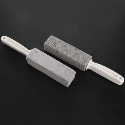 China Pumice Stone Toilet Bowl Clean Brush with Handle, Remove Toilet Bowl Hard Water Rings, Calcium Buildup and Rust Suitable for sale