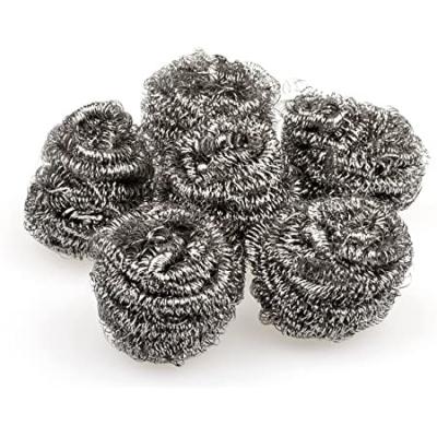 China Upgraded Steel Wool Scrubbers Premium Stainless Steel Scrubber, Metal Scouring Pads, Steel Wool Pads, Kitchen for sale