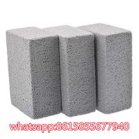 China Grill Stone Cleaning Block with Handle 10x7x4cm Foam Glass Pumice for BBQ Griddle for sale