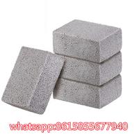 China Gray Foam Glass Grill Cleaning Stone 10x7x4 cm for BBQ Griddles for sale