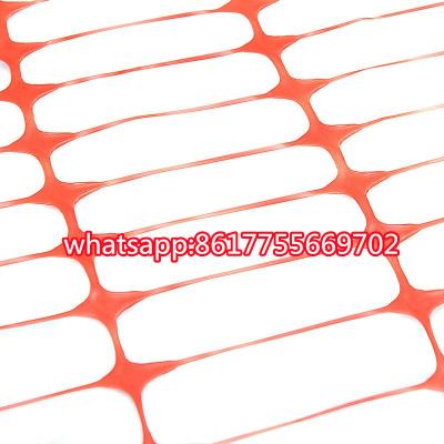 China La red amonestadora tejida naranja se hace de los polyethylenes de alta densidad para la construcción y el puente. en venta