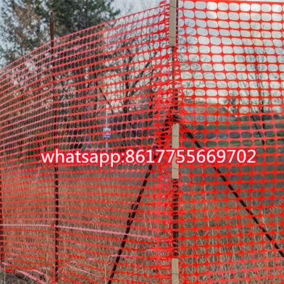 China La red amonestadora tejida naranja se hace de los polyethylenes de alta densidad para la construcción y el puente. en venta