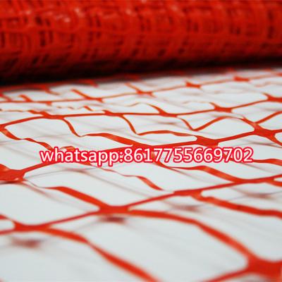 China Blue Plastic Barrier Mesh Fence - 50m Rolls for sale