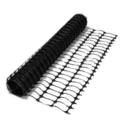 China Heavy Duty Black Safety Barrier Mesh Fencing 1mtr x 15mtr for sale