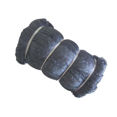China Wholesale Supplier Superior Tenacity High Quality Nylon Multifilament Knotted BLACK DARK Fishing Net for sale
