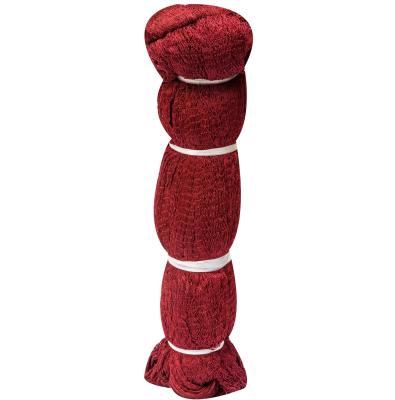 China WholeSale Supplier Superior Tenacity Nylon Multifilament fishing net Single Knot Red Brown Colour African Kenya Mombasa for sale
