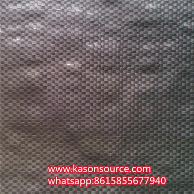 China weight 100g anti grass cloth black weed barrier weed block landscape fabric ground cover for sale
