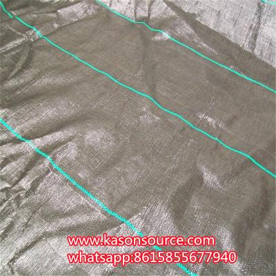 China PP PE woven control anti grass weed cloth landscape fabric barrier non woven mat for the farm for sale