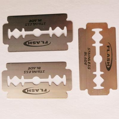 China Double Edge Salon Disposable Safety Stainless Steel Strip Shave Razor Blade For Men Shaving for sale