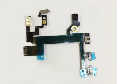 China Power Switch ON OFF Button Flash Light Mic Flex Cable Ribbon For iPhone 5S Cell Phone Spare Parts for sale