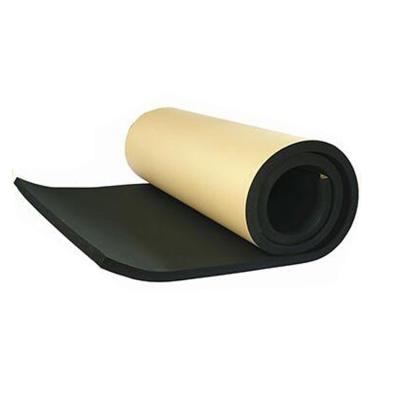 China 10mm Black Nitrile Adhesive Backed Rubber Foam Sheet for sale