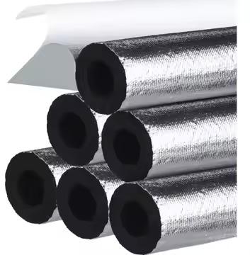 Quality Rubber Foam Pipe Pre-cut with Aluminium Foil for sale