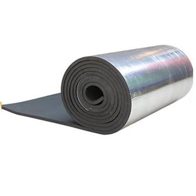 China Black Nitrile Rubber Foam Insulation Sheets with Aluminium Foil for sale