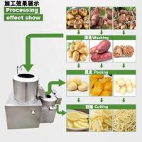 China Automated Fruit Vegetable Processing Machine 200kg/H Potato Peeling And Slicing Machine for sale
