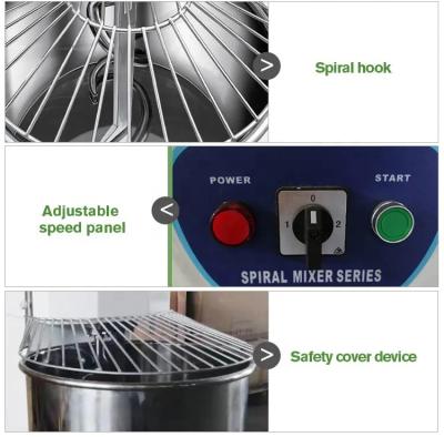 Cina 100 Kg Microcomputer Spiral Bakery Mixer Machine in vendita