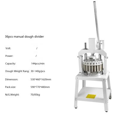 China Ce Manual Dough Rounder Dividing Machine 36pcs Per Time For Cutting Dough Te koop