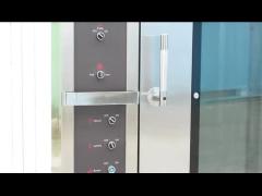 Forno industriale 16trays di convezione dell'aria calda di alta efficienza con il carrello