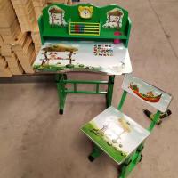 China Adjustable Kids Study Table with Chair 60x40 cm Height Adjustable 5-10 cm for sale