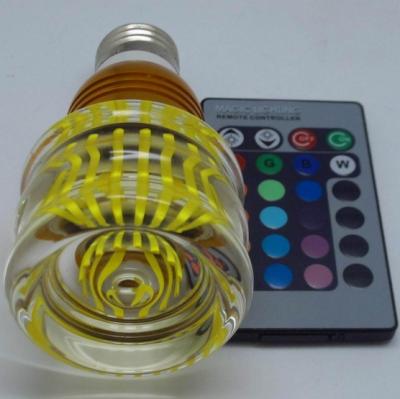 China e27 conduziu a iluminação colorida do RGB Hamburgo da luz da lâmpada à venda
