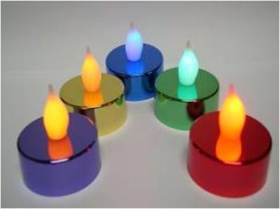 China luz conduzida colorida pary da vela à venda